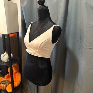 None | Tops | Biege Bikini Bra Crop Top | Poshmark